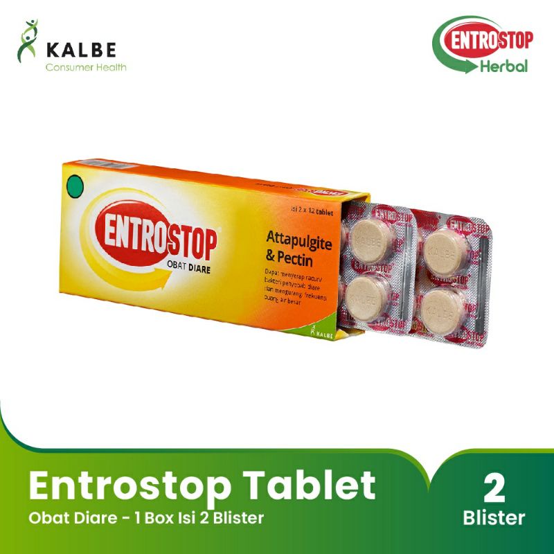 Jual Entrostop Obat Diare 1 Kotak Isi 20 Tablet | Shopee Indonesia
