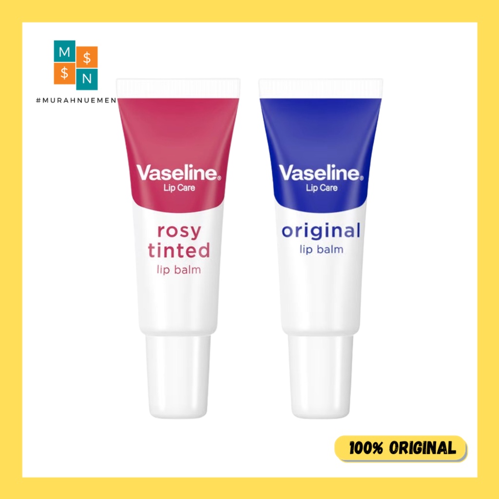 Jual Vaseline Lip Care rosy tinted original lip balm 10g | Shopee Indonesia