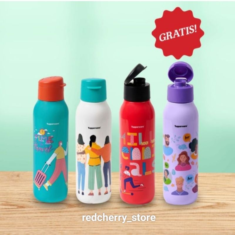 Jual TUPPERWARE FANCY BOTTLE 750ML | BOTOL MINUM TUPPERWARE | Shopee ...