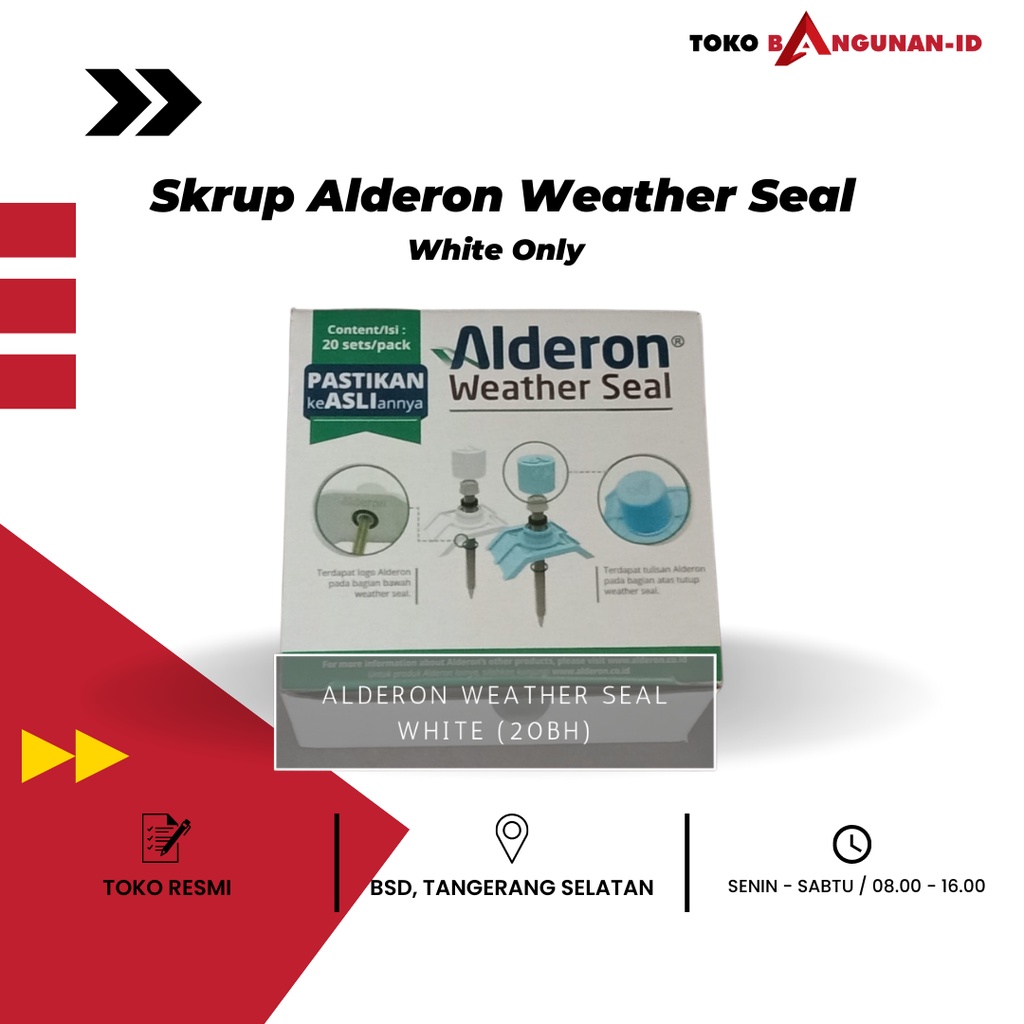 Jual Skrup Alderoan Baut Sambung Alderon Weather Seal | Shopee Indonesia