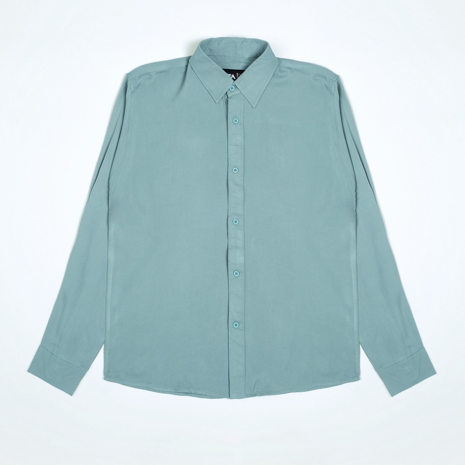 Jual NSA IND Kemeja Long Shirt Faddey Sage Green Unisex | Shopee Indonesia