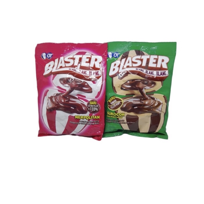Jual Permen Blaster Choco Neapolitan isi 50pcs 125Gram | Shopee Indonesia