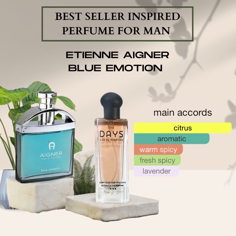 Jual DAYS PARFUME INSPIRED BY ETIENNE AIGNER BLUE EMOTION | Shopee ...