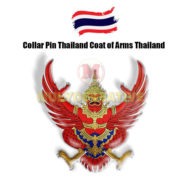Jual Collar Pin Coat of Arms Thailand - Pin Lambang Thailand | Shopee ...