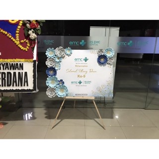 Jual Papan Bunga Kertas Ukuran 100x75 Paper Flower Board Ucapan Opening ...