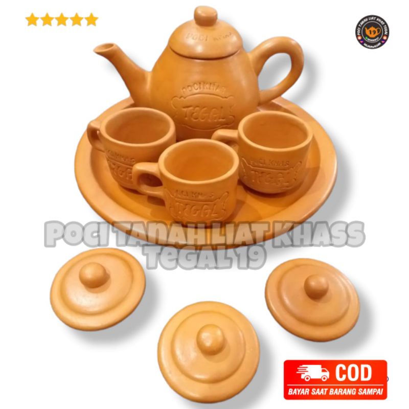 Jual Poci Tanah Liat cap Oleh- oleh Tegal | Shopee Indonesia
