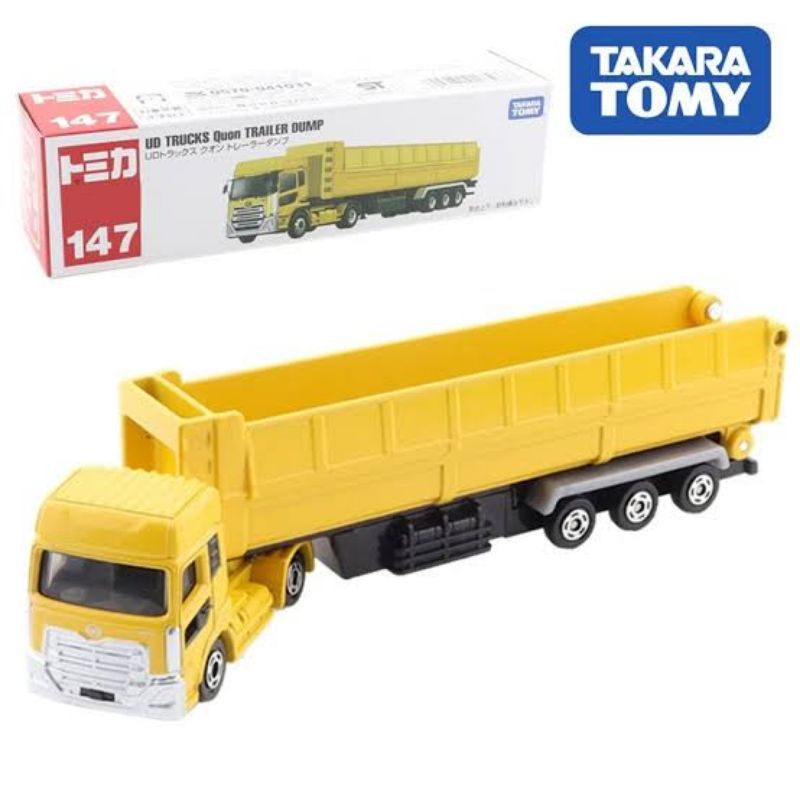 Jual TAKARA TOMY TOMICA LONG UD TRUCKS QUON TRAILER DUMP DIECAST MOBIL TRUK KENDARAAN ANGKUT ...