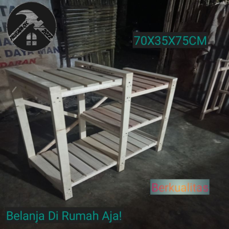 Jual Rak kayu Dispenser Galon Air | Rak tempat Magic com | Rak dapur ...