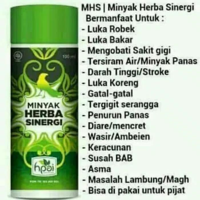 Jual Minyak Herba Sinergi (MHS HNI HPAI) | Shopee Indonesia