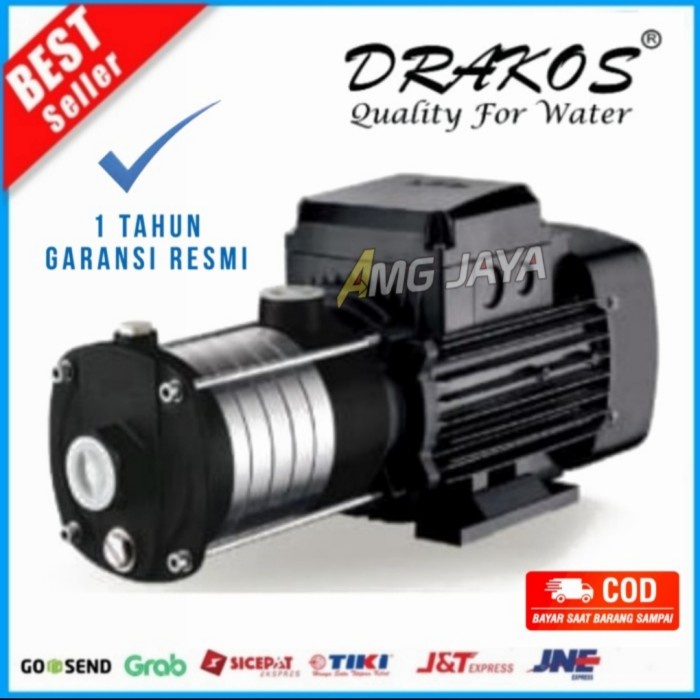 Jual Pompa Booster Pendorong Membran RO Drakos DCHm 4-60 Horizontal Pump | Shopee Indonesia