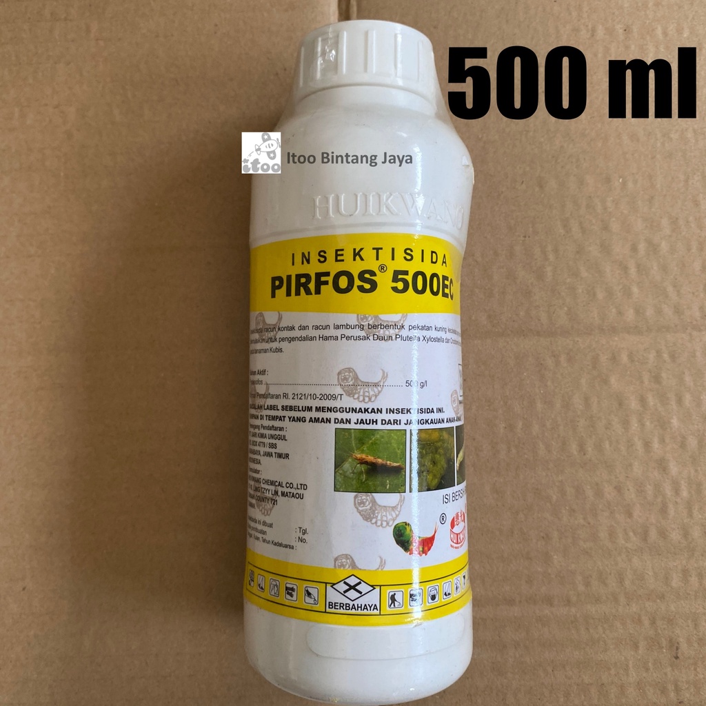 Jual Insektisida Kontak Pirfos Profenofos 500 EC 500 Ml | Shopee Indonesia