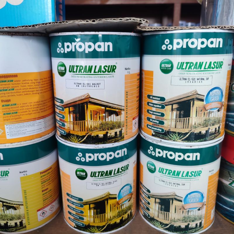 Jual Propan Ultran Lasur EL 501 Cat Politur Plitur Kayu Natural Gloss ...