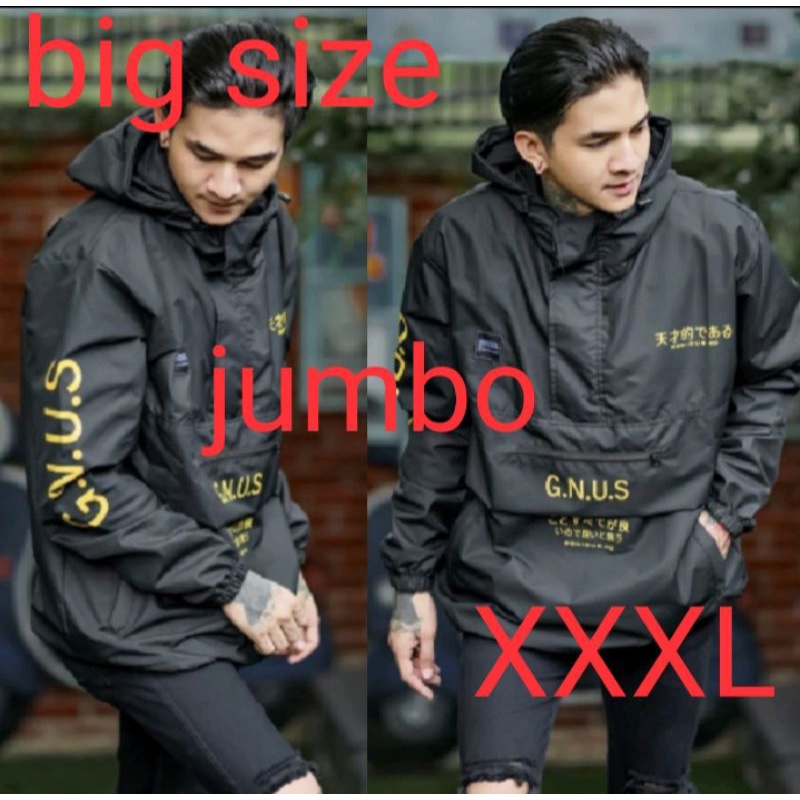 Jual JAKET CAGOULE PRIA JUMBO-JAKET PRIA PARASUT-JUMBO BIG SIZE- JAKET ...