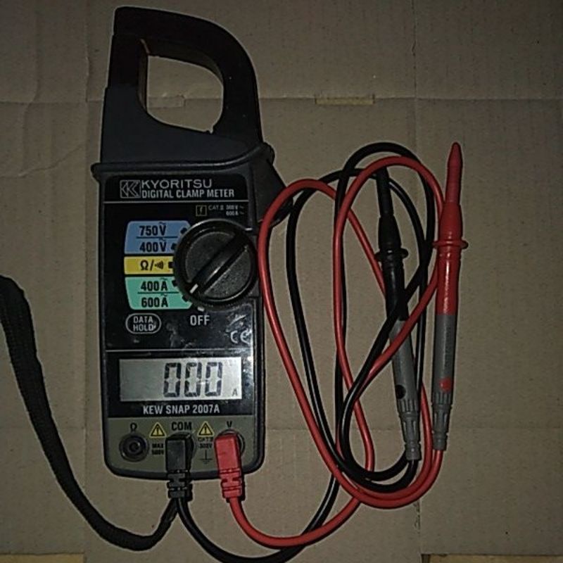 Jual Tang Amper Clamp Meter KYORITSU KEW SNAP 207A ORIGINAL THAILAND ...