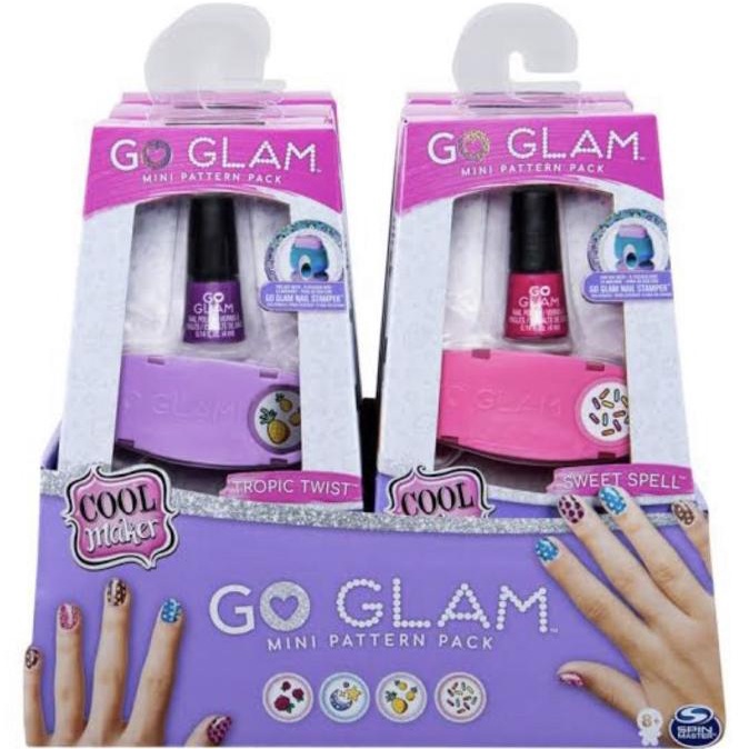 Jual GO GLAM MINI PATTERN PACK NAIL STAMPER REFILL ORIGINAL COOL MAKER ...