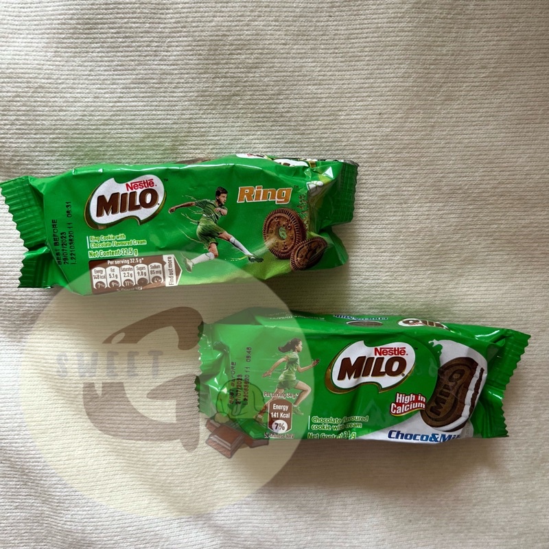 Jual Nestle Milo Cookies Ring / Choco & Milk / Milo Sandwich Cookies | Shopee Indonesia