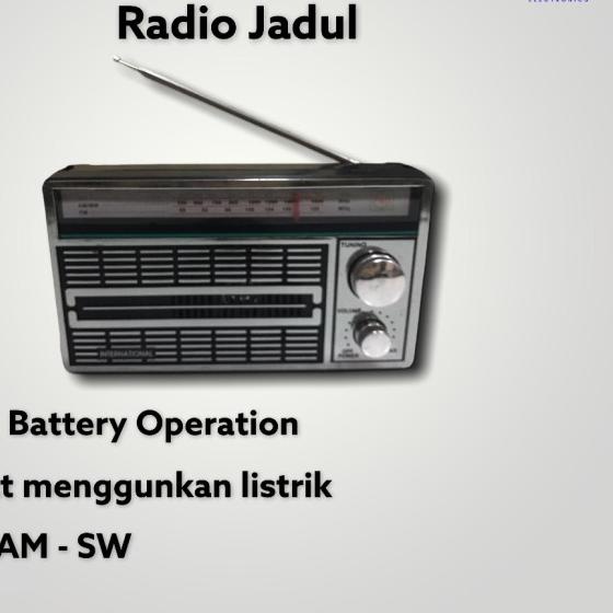 Jual Radio Jadul International Model: F4250 FM-AM-SW | Shopee Indonesia