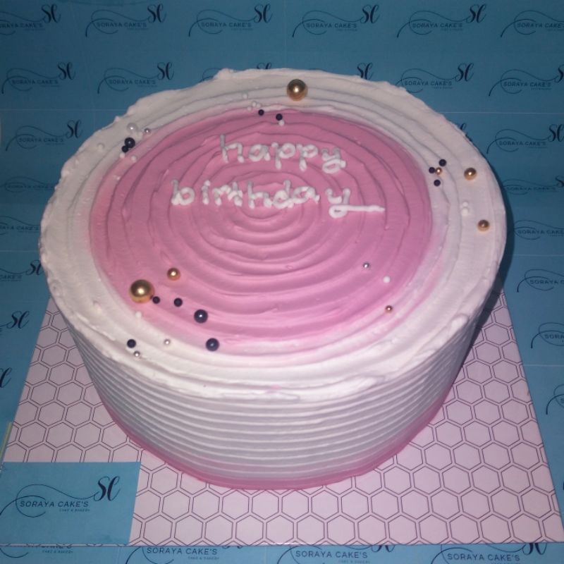 Jual Korean Cake Diameter 16 cm Birthday Cake Kue Ulang Tahun | Shopee ...