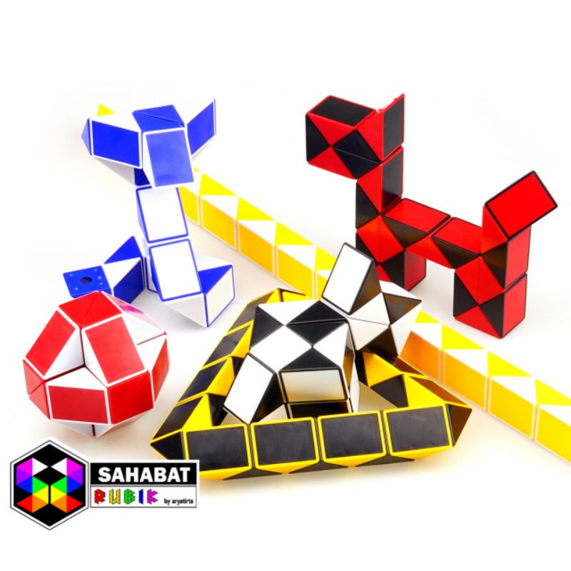 Jual ShengShou Rubik Snake / Magic Snake 24 Segments ORIGINAL | Shopee ...