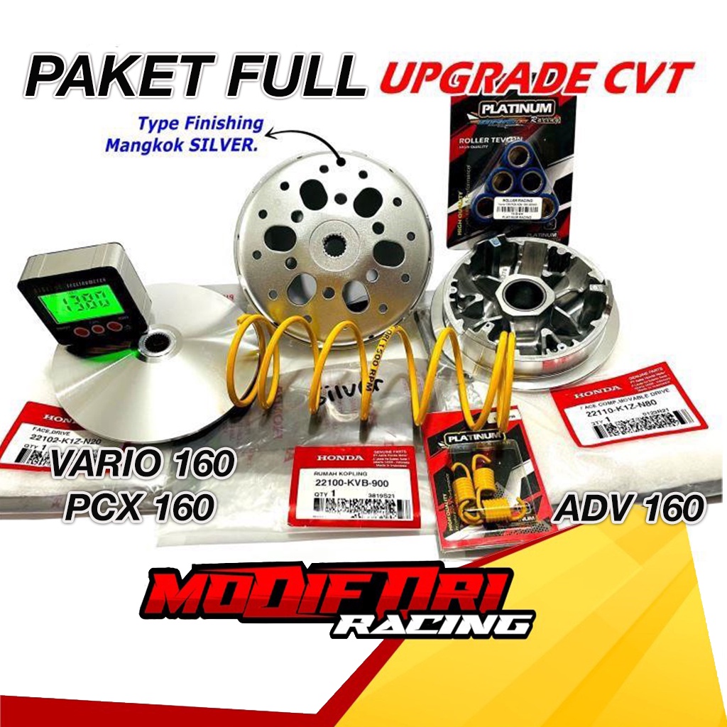 Jual PAKET KIRIAN VARIO 160 UPGRADE PULLEY RACING PCX 160 MANGKOK GANDA ...
