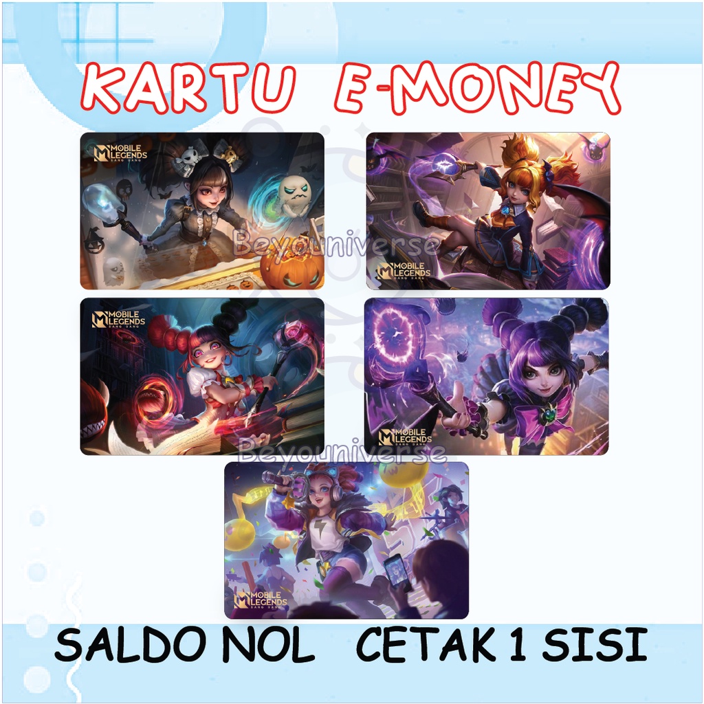 Jual Kartu E-money MANDIRI Lylia HERO Mobile Legend Hallowen Kartu ...