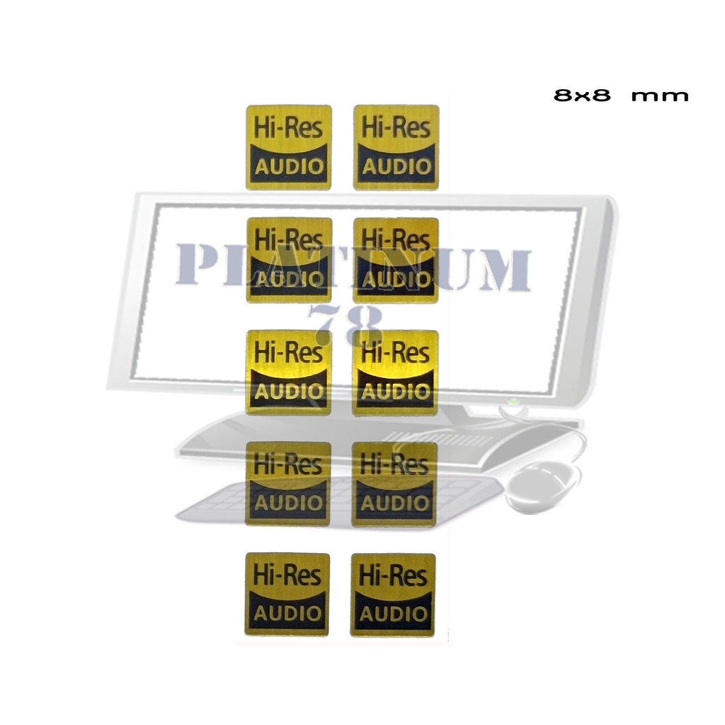 Jual Stiker Sticker Logo Hi-Res Audio | Shopee Indonesia