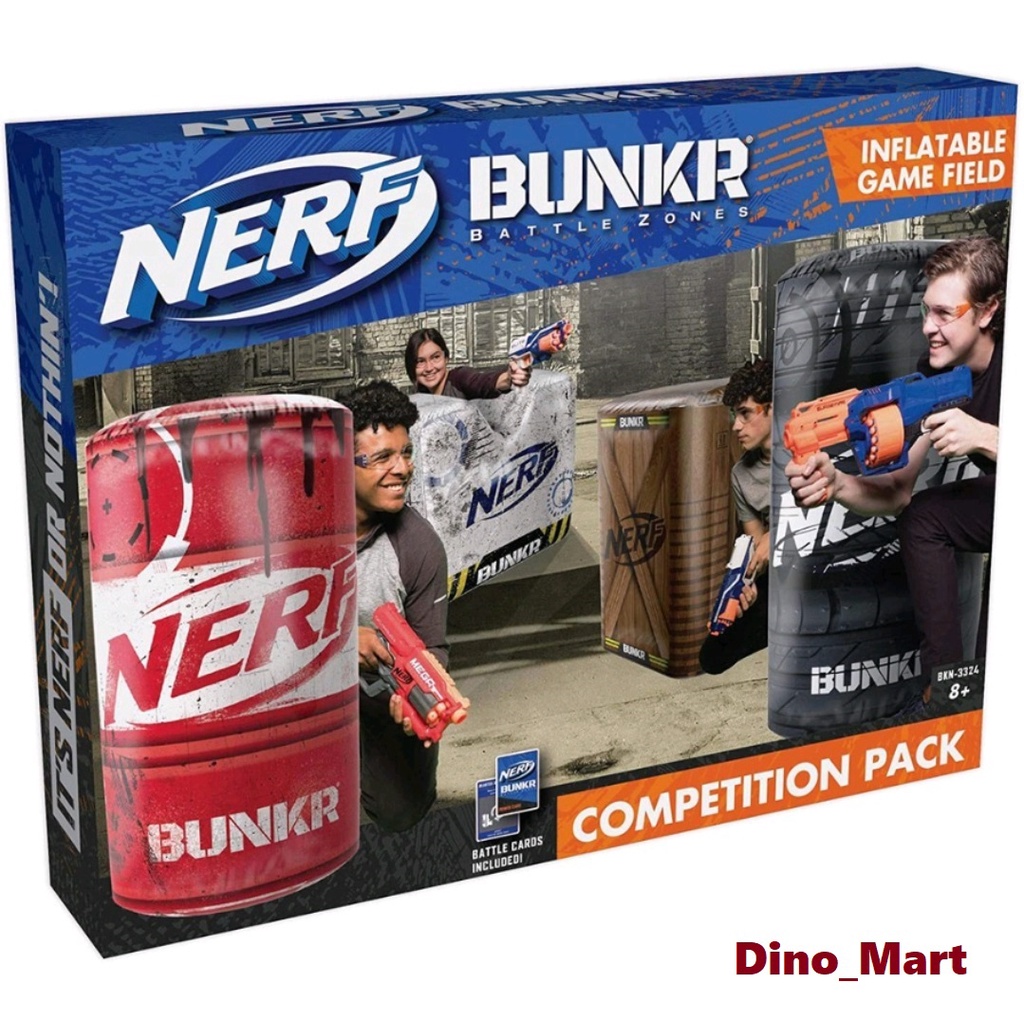 Jual Nerf X Bunkr Competition Pack Inflatable Game Field Original ...