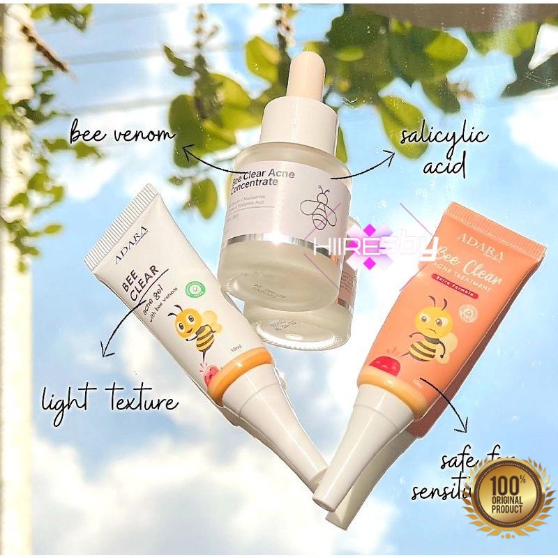 Jual ADARA - Bee Clear Acne Gel Extra Formula | Acne Concentrate ...