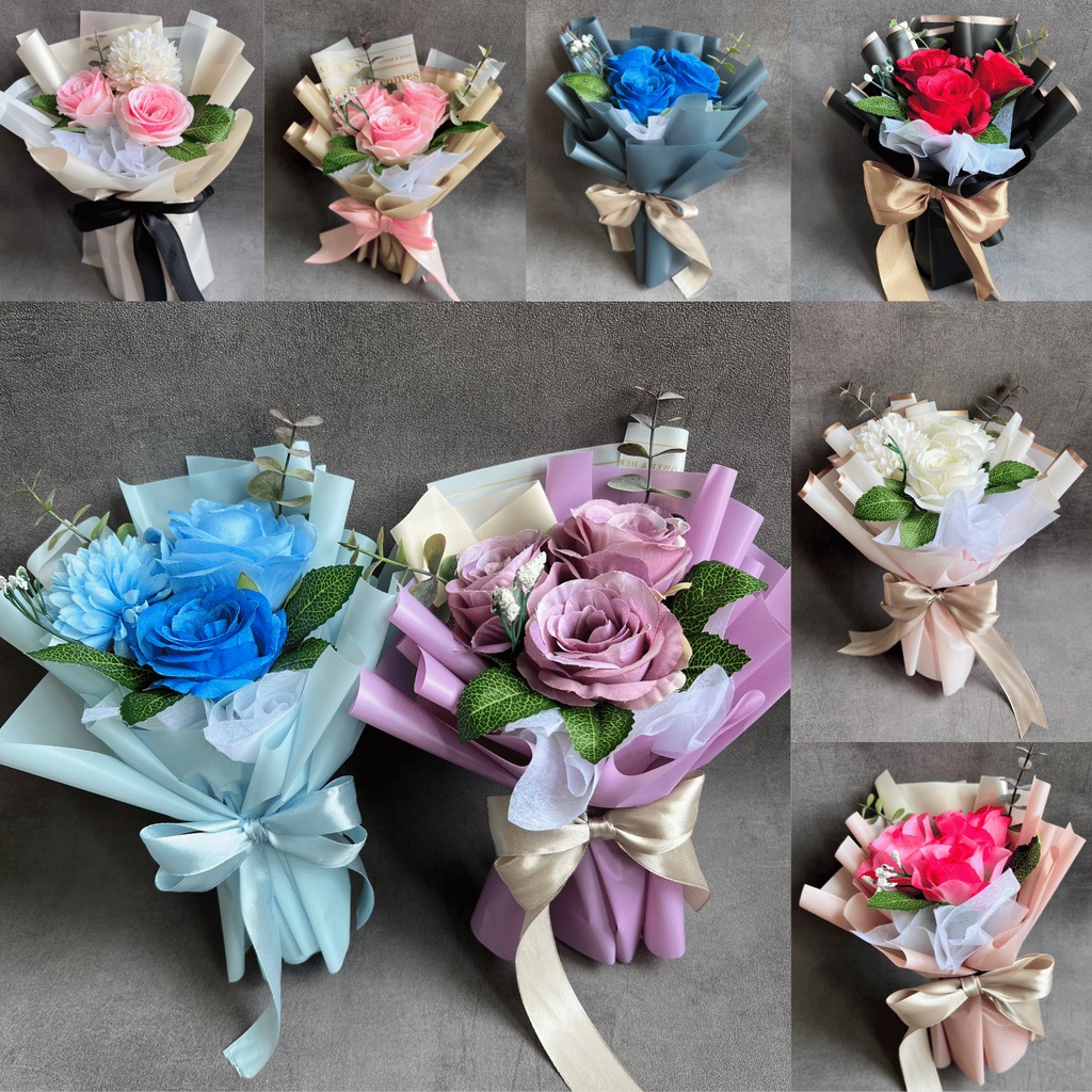 Jual PETITE ARTIFICIAL FLOWER BOUQUET / BUKET BUNGA PALSU PLASTIK ...