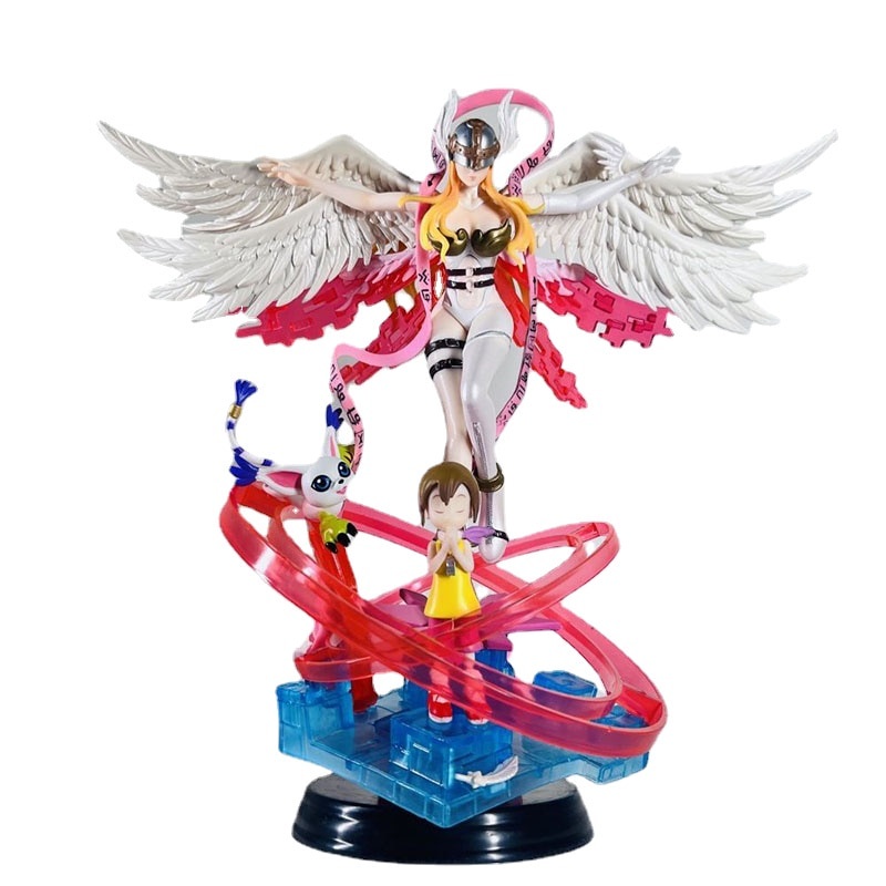 Jual PREORDER 33cm Anime Peripheral Figure Digimon Adventure Angewomon ...