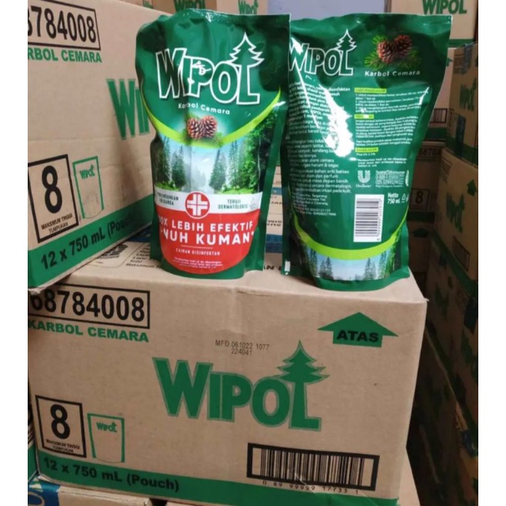 Jual Wipol pembersih lantai reffil 750ml | Shopee Indonesia