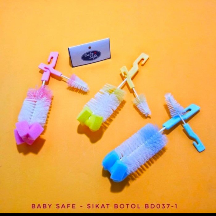 Jual Baby Safe BD037-6 Sikat Botol Susu / Sikat Pembersih Pencuci Botol ...
