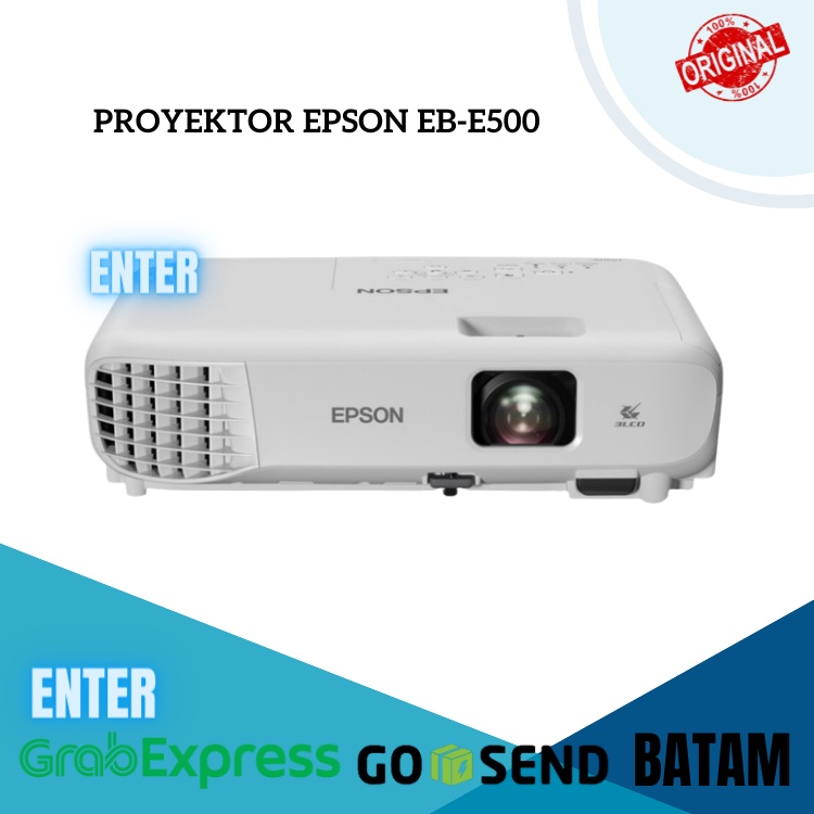 Jual PROYEKTOR EPSON EB E500 EBE500 EB-E500 PENGANTI EB-S400 S400 S 400 ...