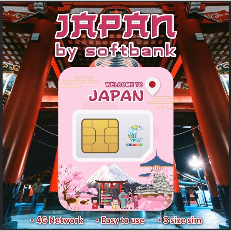 Jual PROMO!! Simcard Jepang Provider Softbank Unlimited (FUP 2GB/Hari ...