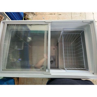 Jual CHEST FREEZER BOX SHARP FRW 210 SLIDING GLASS DOOR 210 L GARANSI ...