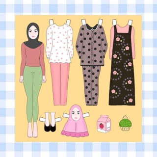 Jual KIYOWO BP BPAN//BEPEAN//MAINAN ORANG ORANGAN//PAPER DOLL//MAINAN ...