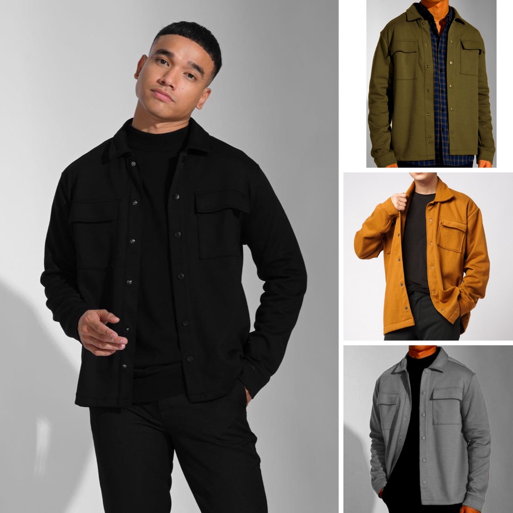 Jual SHACKET JACKET UNISEX TEBAL ORIGINAL FASHION MARKET/ JAKET PRIA ...