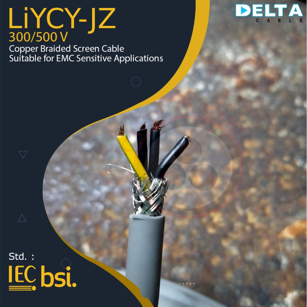 Jual Kabel LiYCY-JZ 4x1,5 mm2 DELTA /4x1,5mm2/4x1.5 mm2/4x1.5mm2/4 x 1 ...