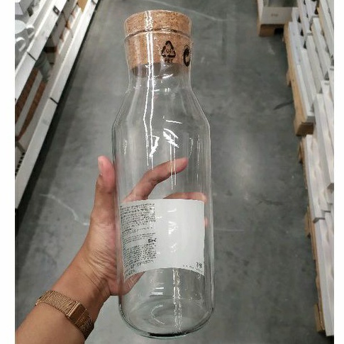 Jual BOTOL KACA Penutup Gabus 1 liter | Shopee Indonesia