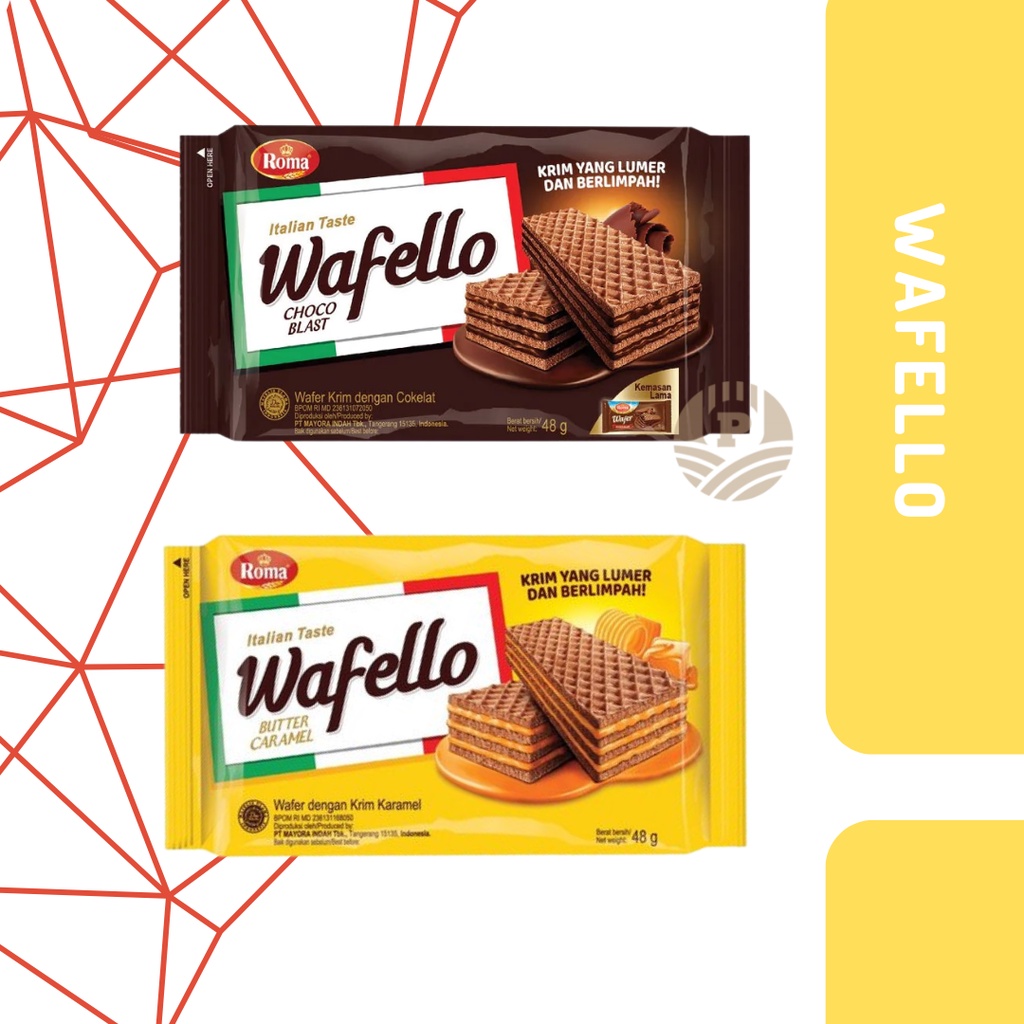 Jual WAFER ROMA WAFELLO @48gr | Shopee Indonesia