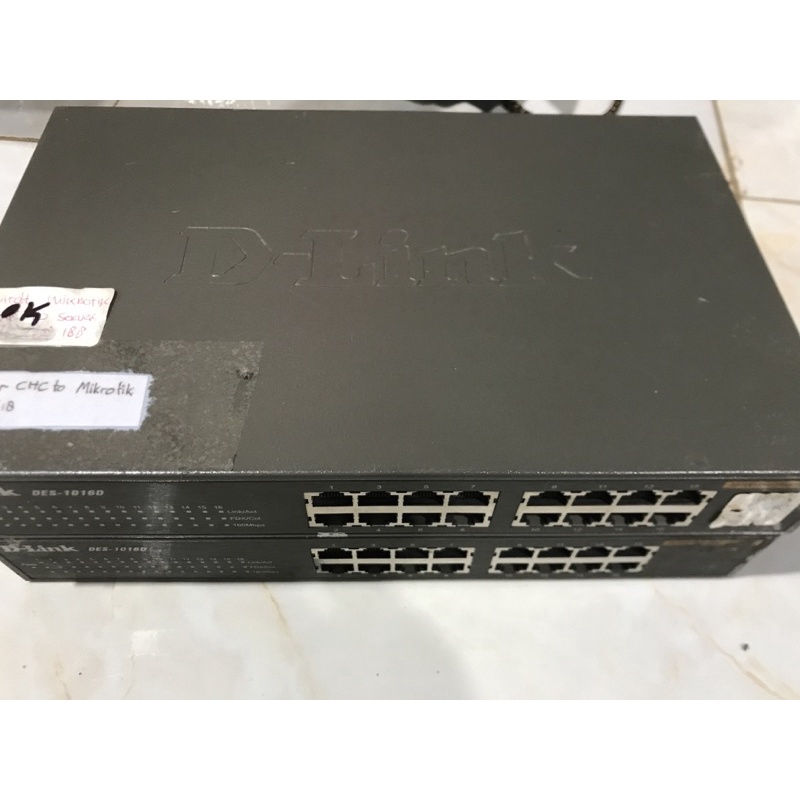 Jual Switch Hub Dlink Des 1016D Normal 16 Port | Shopee Indonesia
