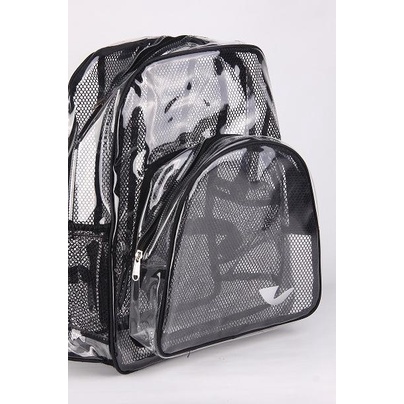Jual Tas Ransel Mika Transparan - Hitam | Shopee Indonesia