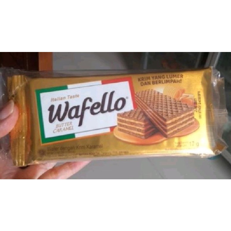 Jual Wafello wafer coklat/ caramel 10x17gr (1000@) | Shopee Indonesia