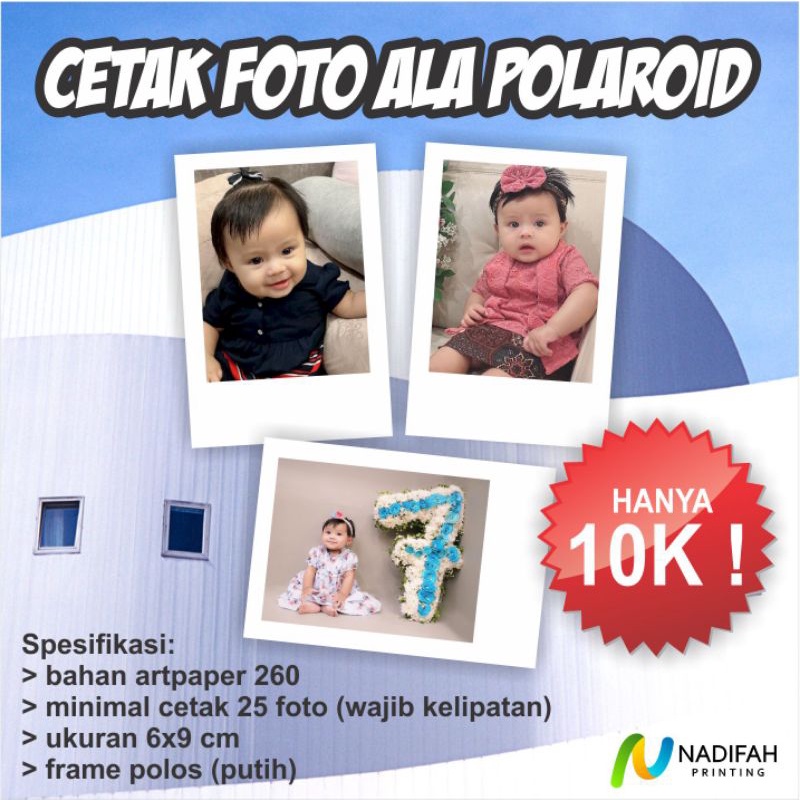 Jual Foto ala polaroid frame putih atau polos bisa tambah laminasi ...