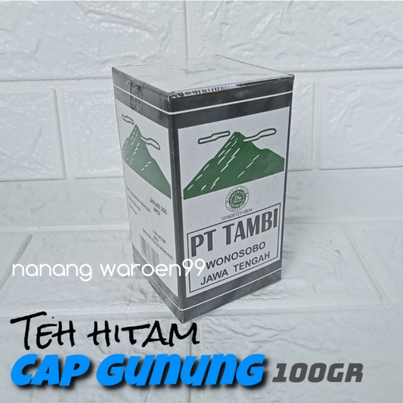 Jual Teh hitam cap gunung tambi 100gram | Shopee Indonesia