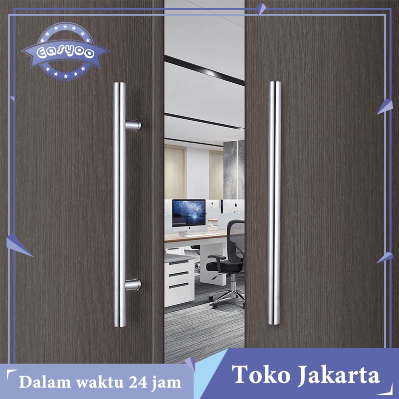 Jual 60/80cm Handle Pintu Rumah Baut Tembus Stainless Gagang Pintu ...