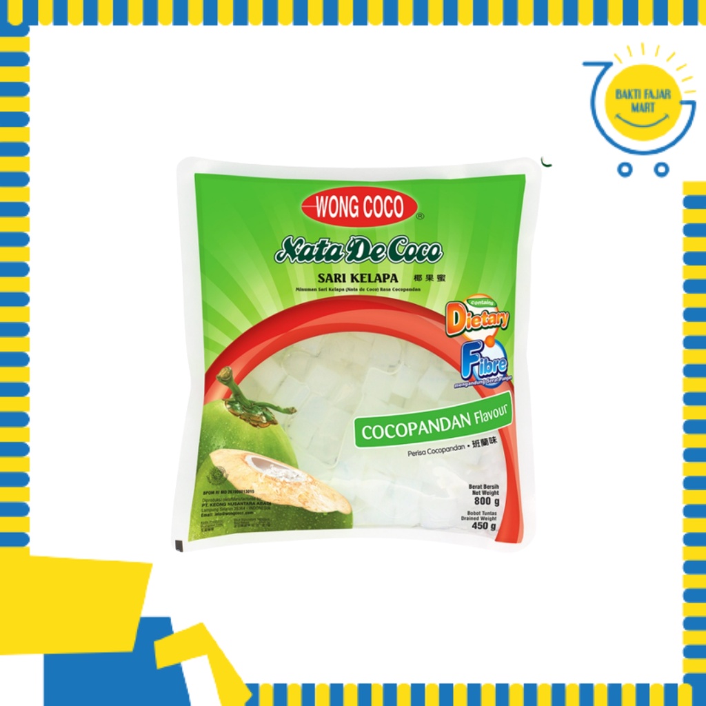 Jual Wong Coco Sari Kelapa Cocopandan Nata de Coco 800gr | Shopee Indonesia