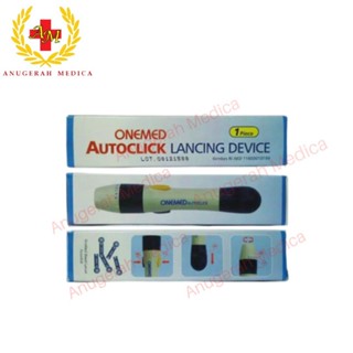 Jual Pen Lancet Onemed Autoclick Lancing Device Onemed | Shopee Indonesia