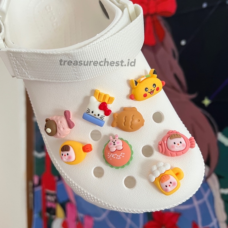 Jual Jibbitz Satuan Series Fast Food Kawaii Aksesoris Sandal (Jibbitz ...