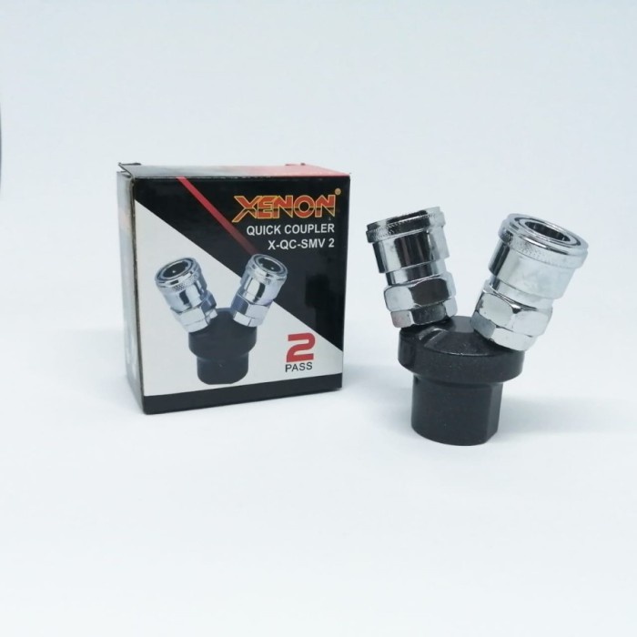 Jual Quick Coupler Xenon 2 Pass Coupling Sambungan Selang Angin Coupler ...